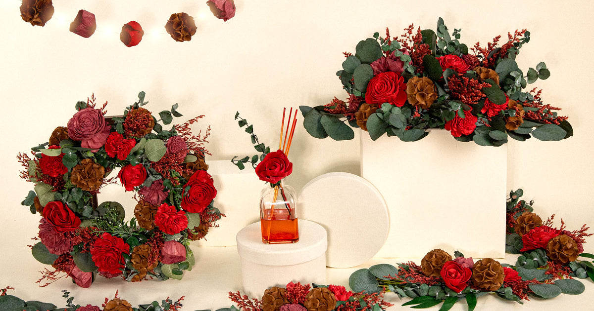 Christmas Decor Bundle – Sola Wood Flowers