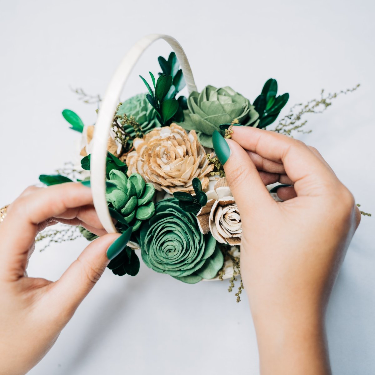 DIY Flower Girl Basket – Sola Wood Flowers