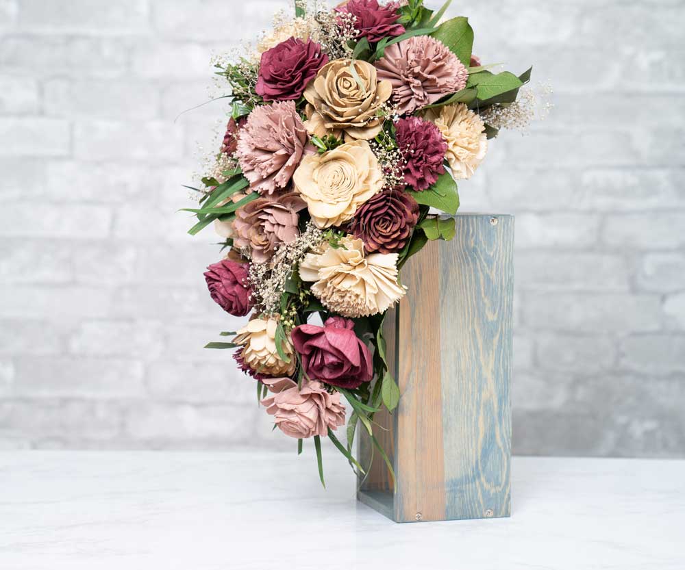 How to make a Rustic-Chic Cascading Bouquet – Sola-Flowers