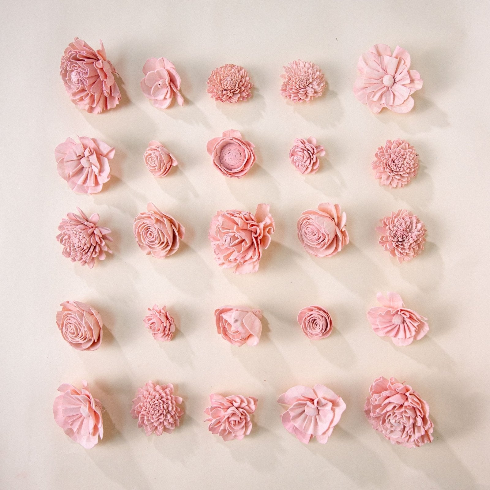 25-Pack of Beautious-Colored Mixed Flowers – Sola Wood Flowers