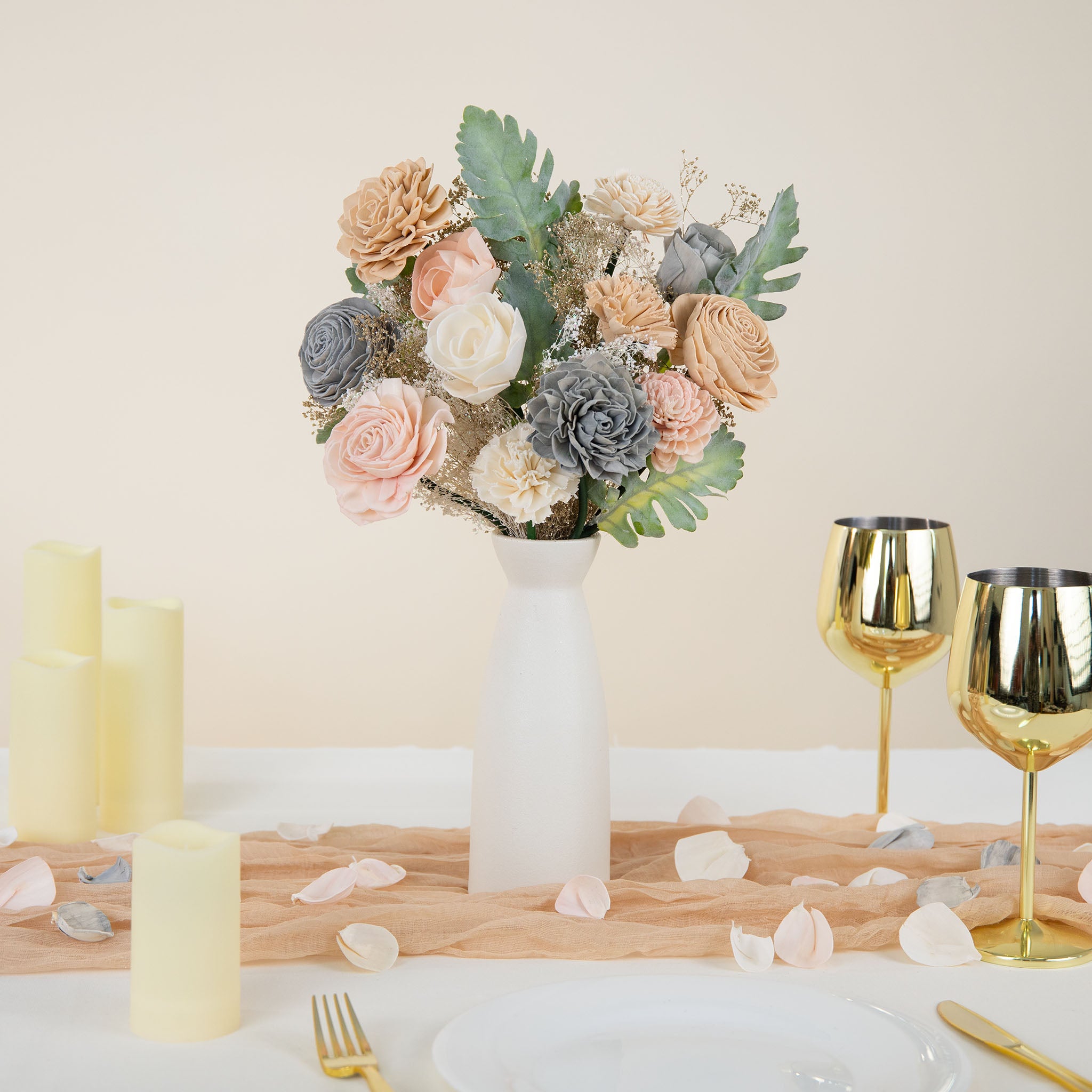 All That Glam Vase Centerpiece – Sola Wood Flowers