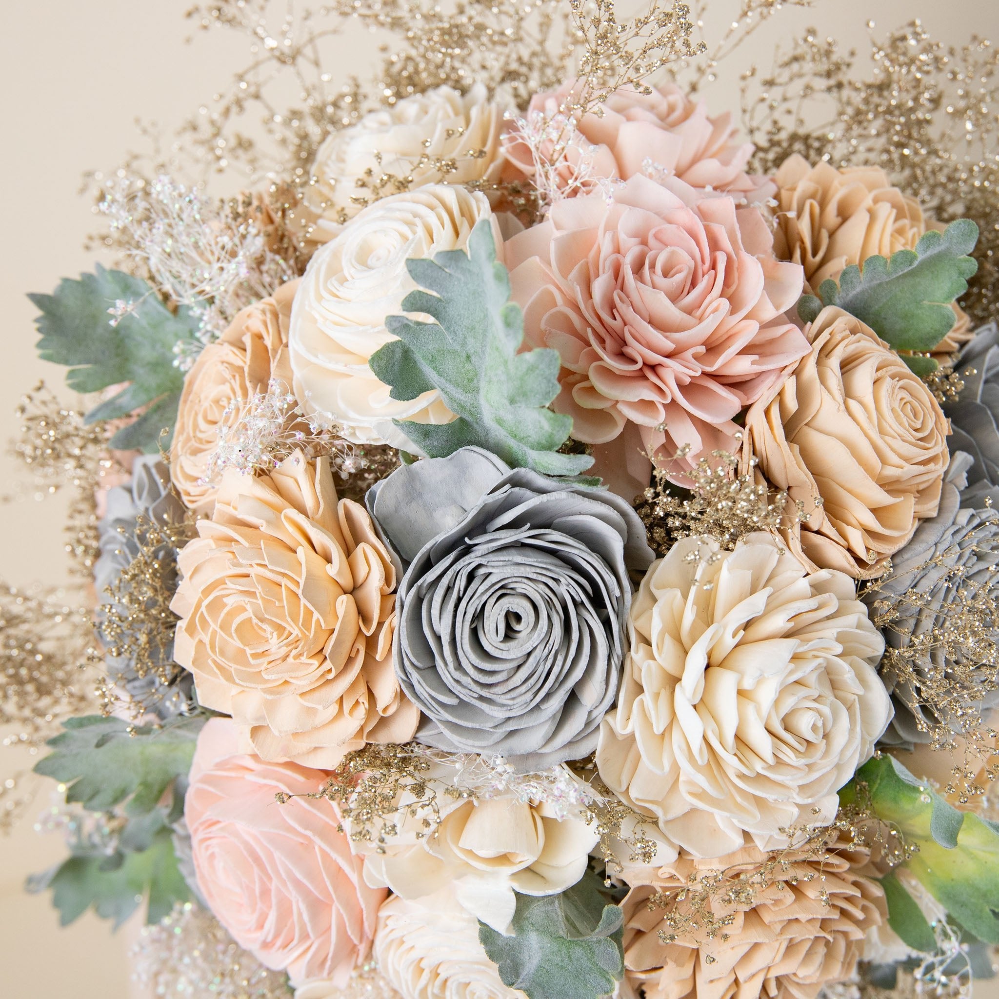 Extra Large Cascade Bouquet - All That Glam – Sola Wood Flowers