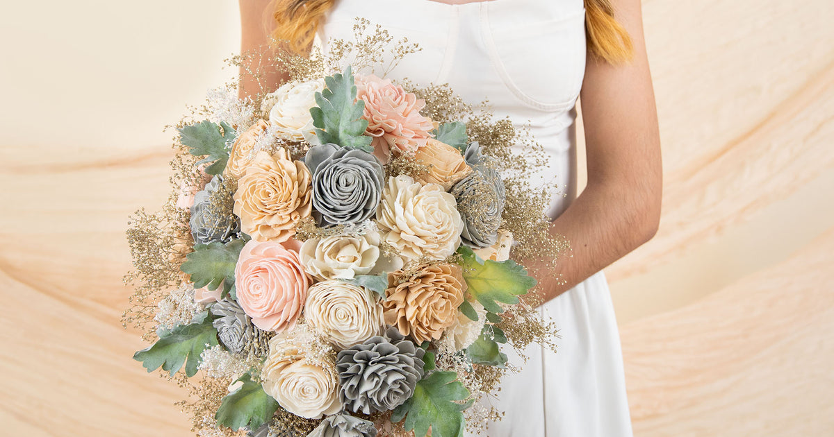 Extra Large Cascade Bouquet - All That Glam – Sola-Flowers