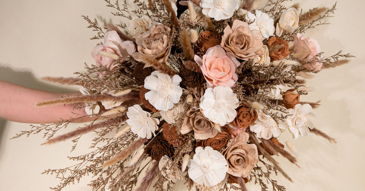 Luxe Amber Bridal Bouquet – Sola-Flowers