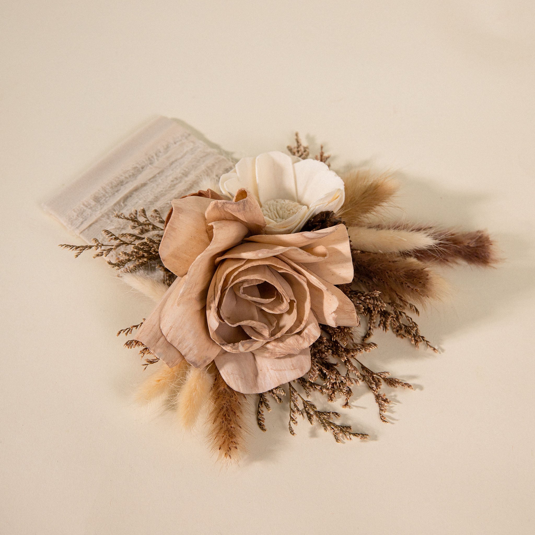 Luxe Amber Groom's Pocket Boutonniere – Sola-Flowers