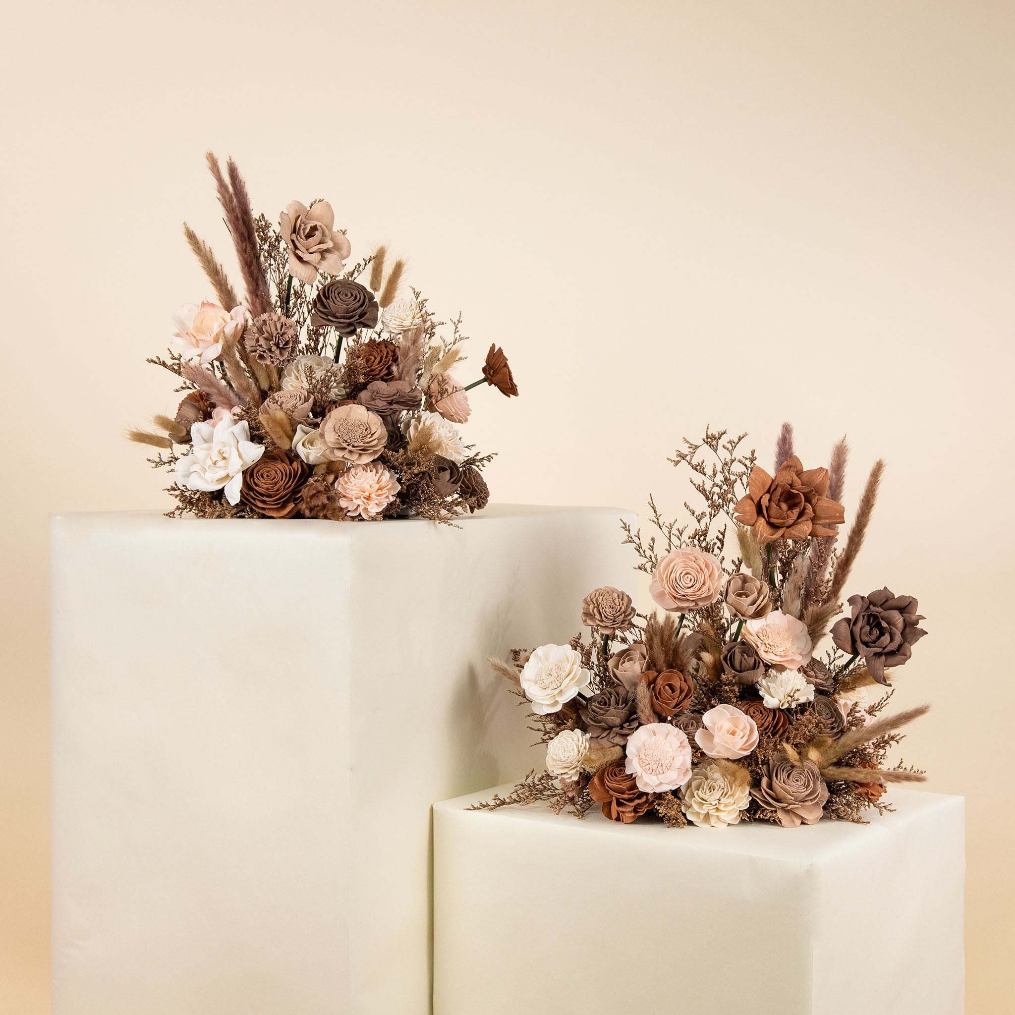 Luxe Amber Free Standing Florals (Pack of 2) – Sola Wood Flowers