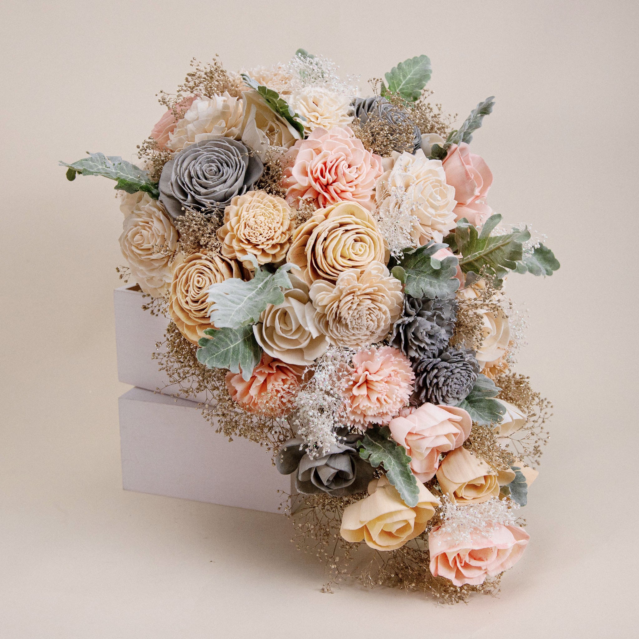 All That Glam Cascade Bouquet – Sola-Flowers