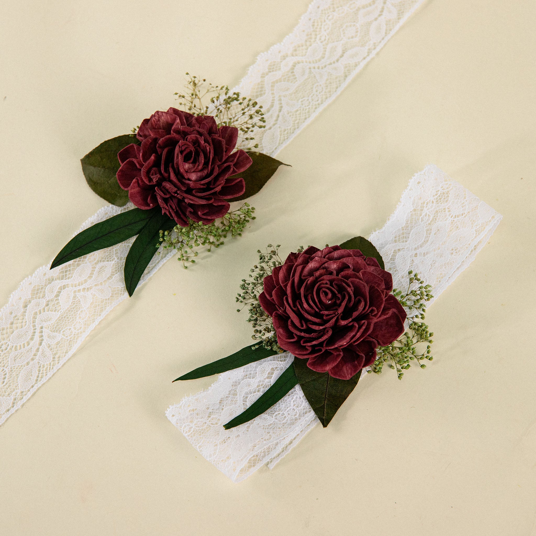 Gardenia Mother's Corsage (Set of 2) – Sola Wood Flowers