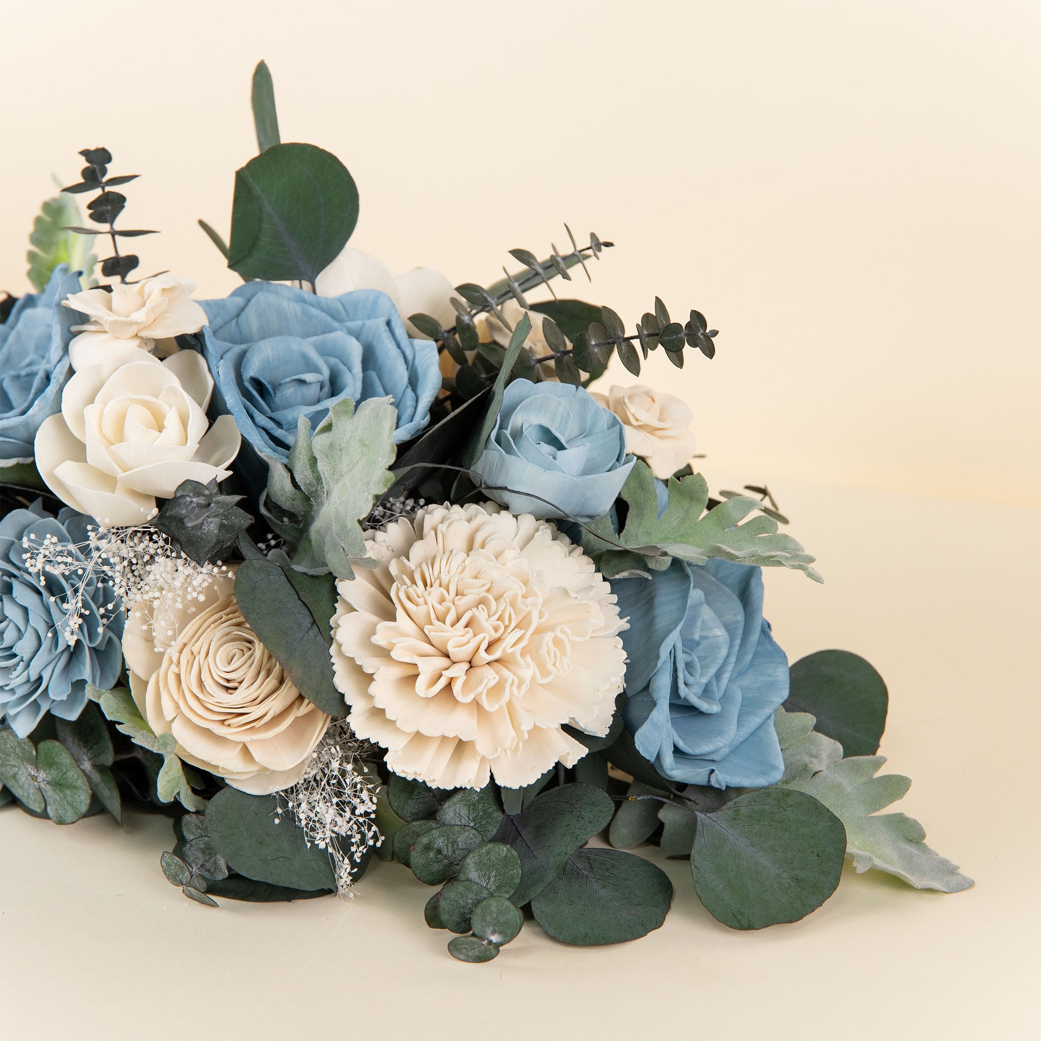 Wild Style Luxe Ivory Centerpiece – Sola Wood Flowers