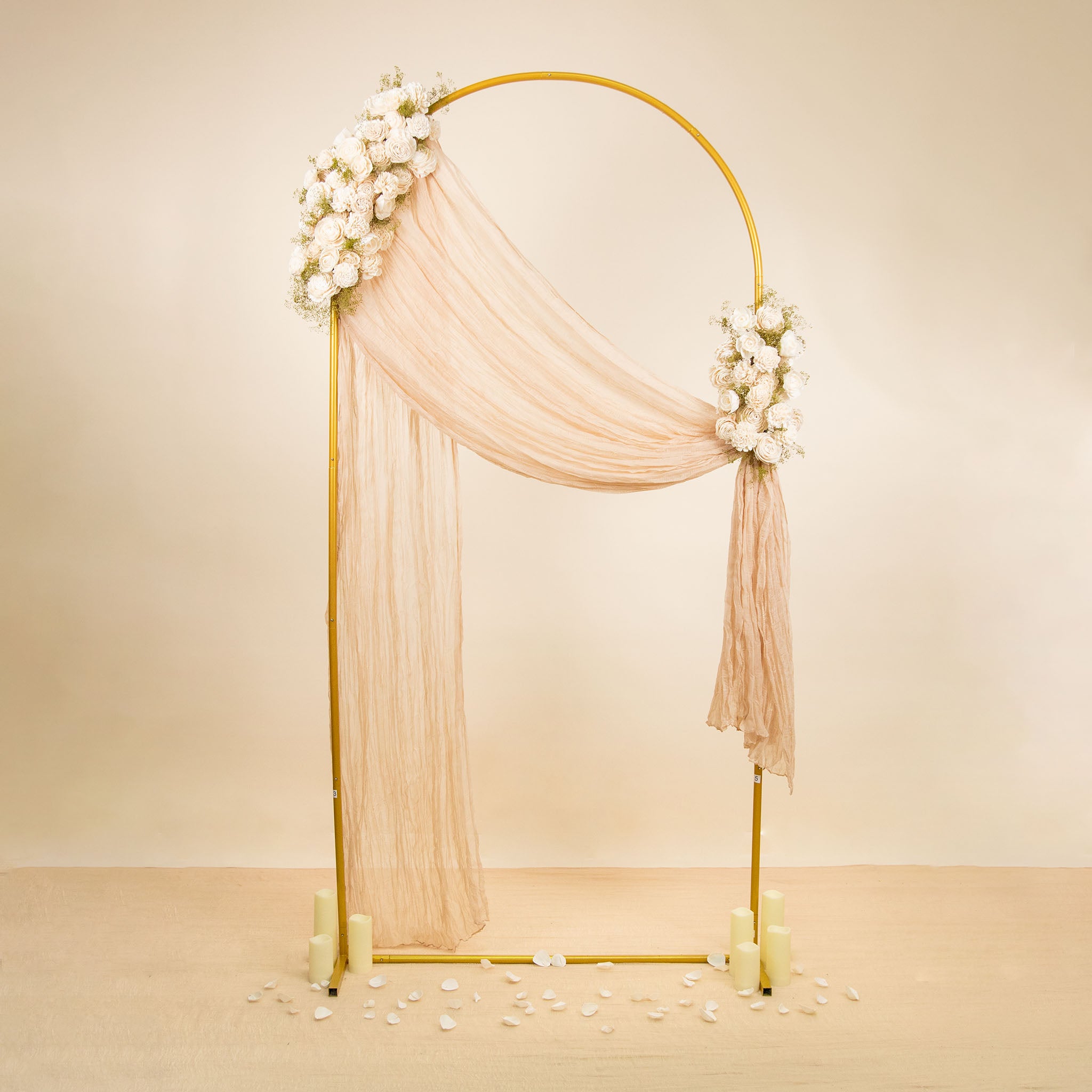 Perfect Simplicity Wedding Arch Decor – Sola Wood Flowers