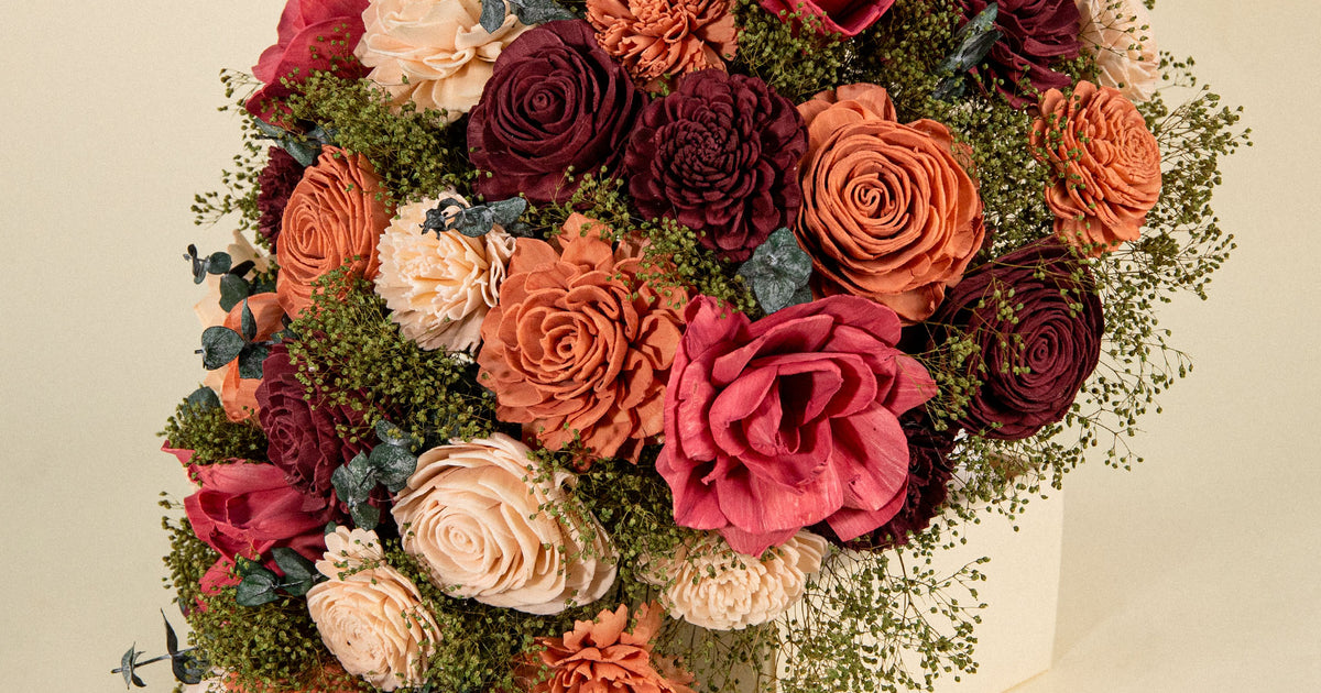 Rose Cascade Bouquet – Sola-Flowers