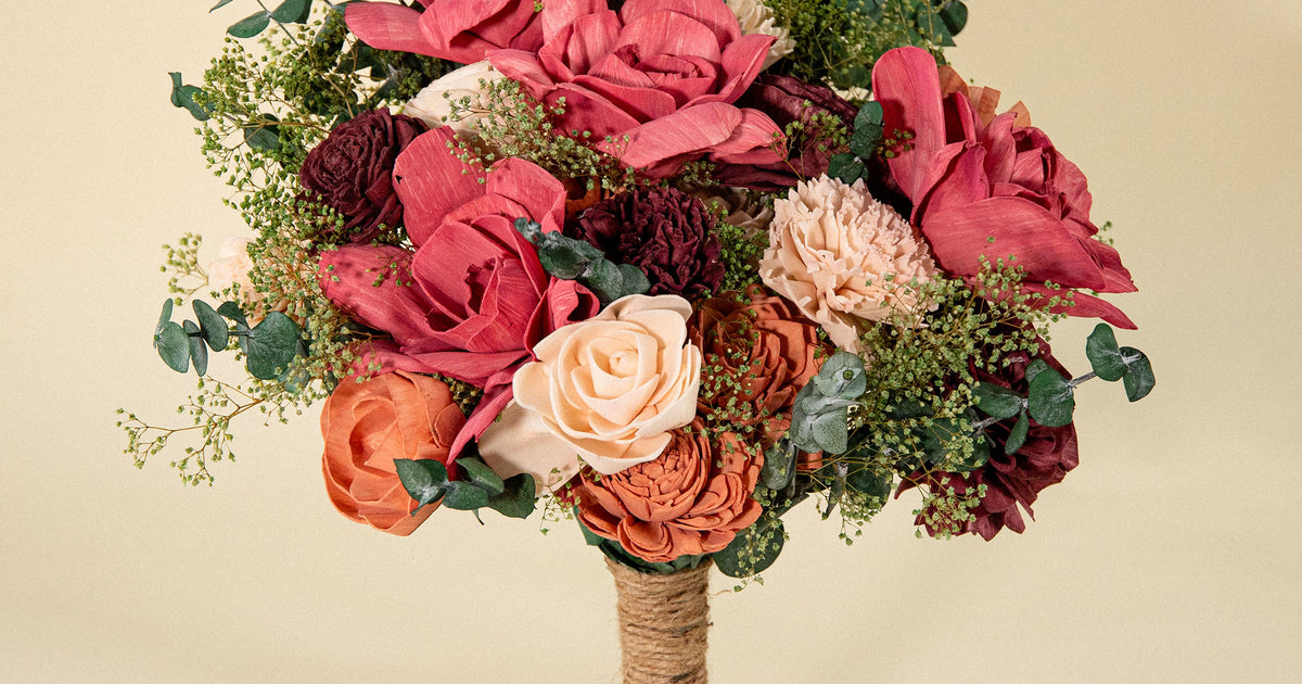 Wild Style Rose Bridal Bouquet – Sola-Flowers