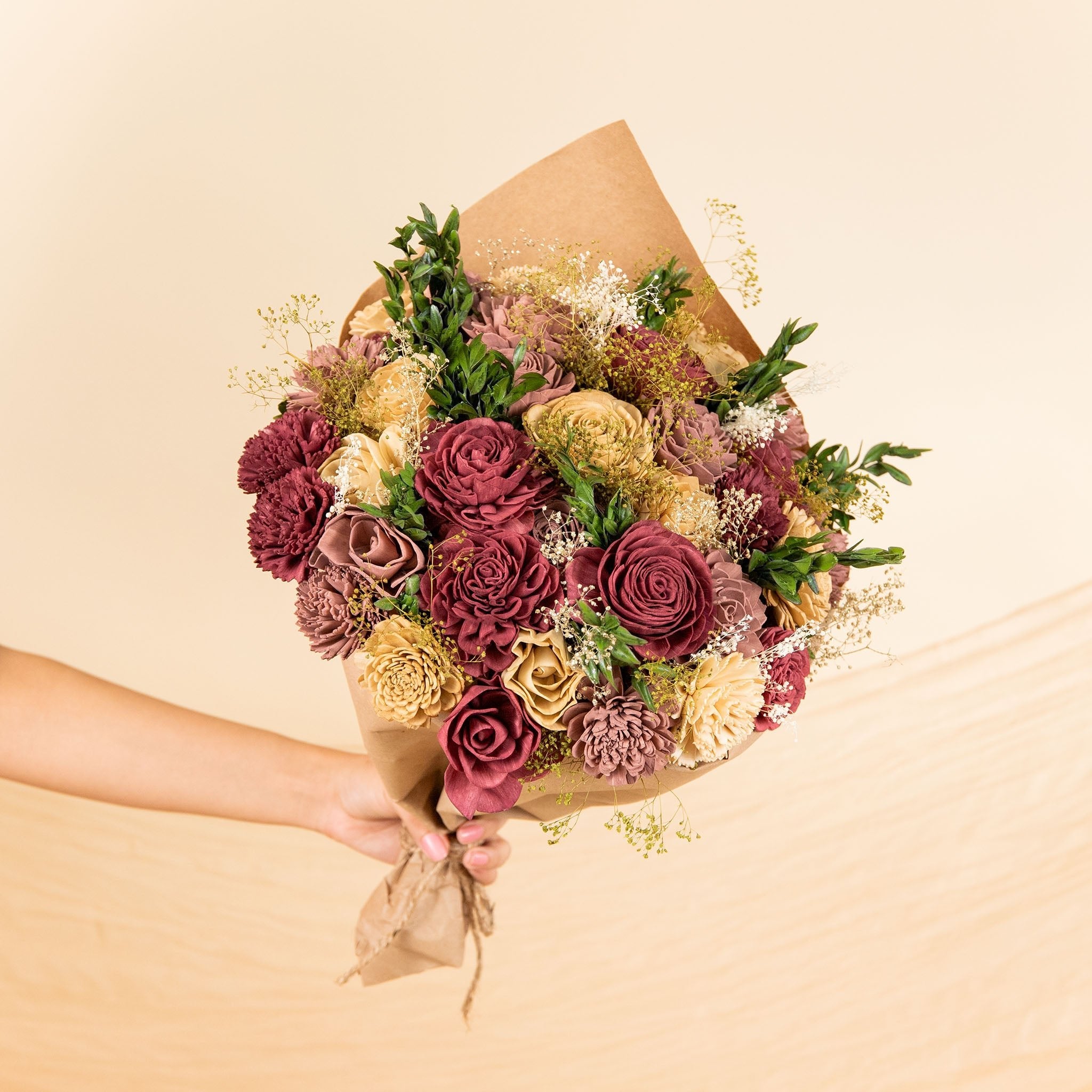 Vintage Vineyard Loose Flower Bouquet – Sola Wood Flowers
