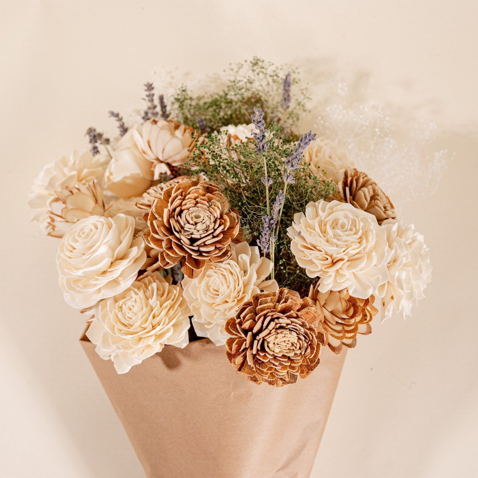 All Natural Loose Flower Bouquet – Sola Wood Flowers
