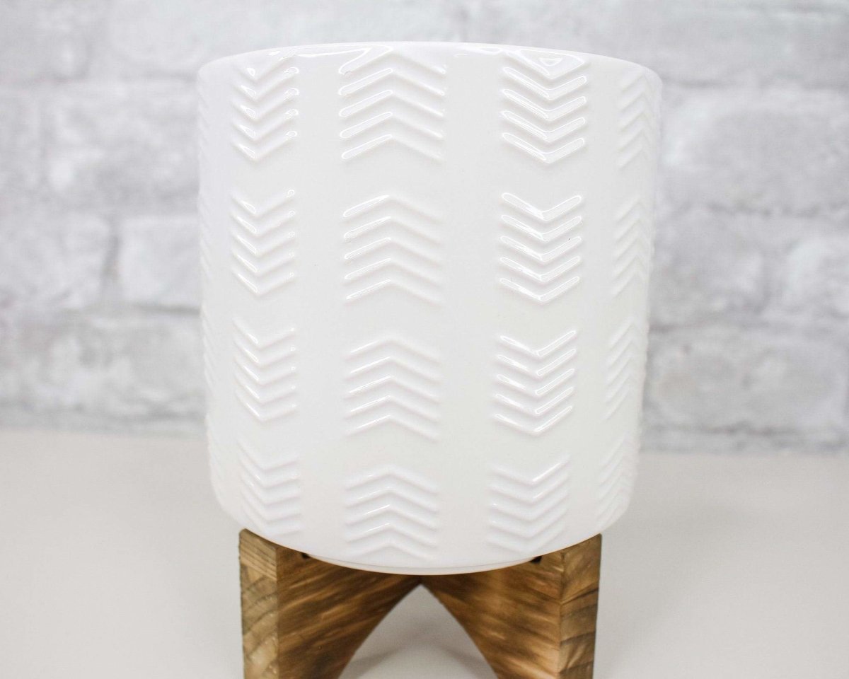 Boho Ceramic Pots With Stand – Sola Wood Flowers