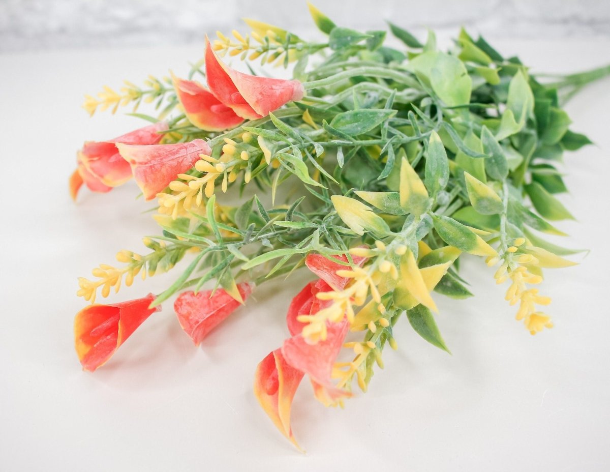 Cala Lily Mini Bush - Coral – Sola Wood Flowers