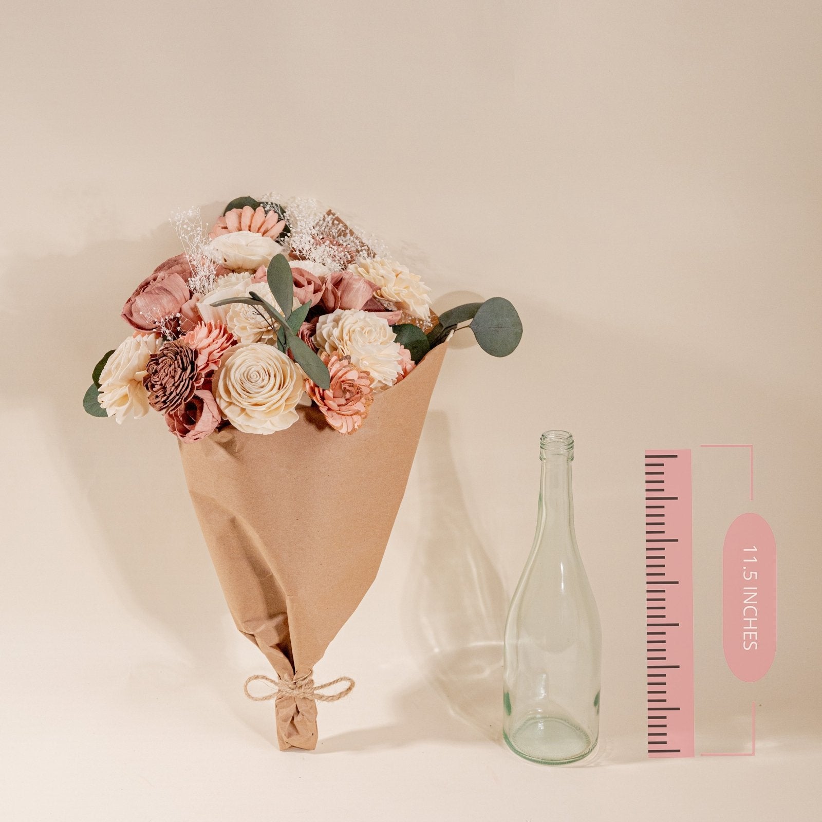 Charming Loose Flower Finished Bouquet – Sola Wood Flowers