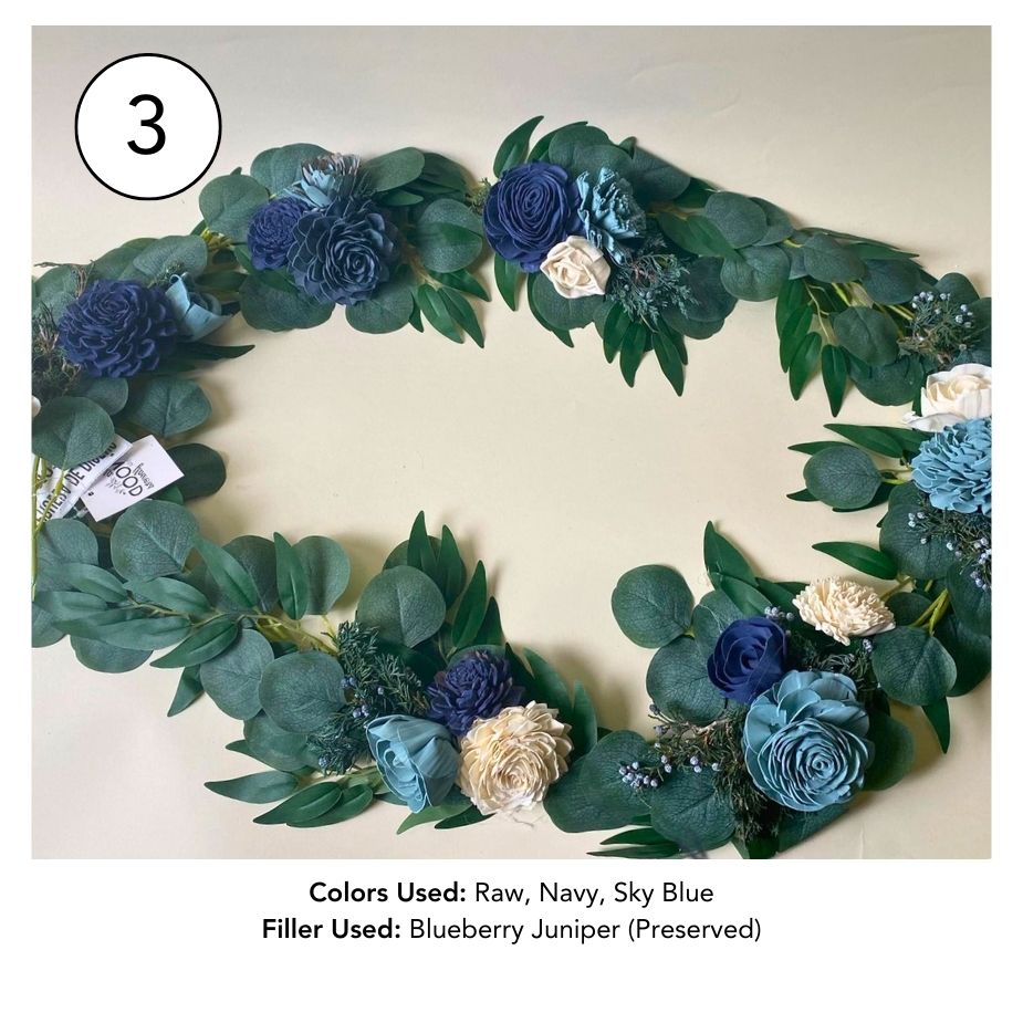Custom Garland – Sola Wood Flowers