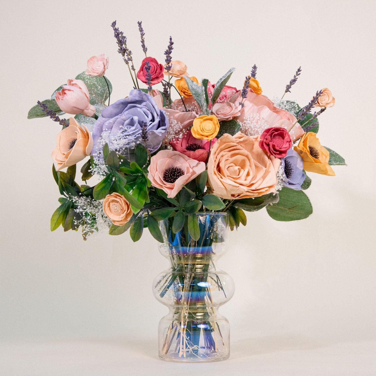 DIY 3 Wheel Centerpiece – Sola Wood Flowers