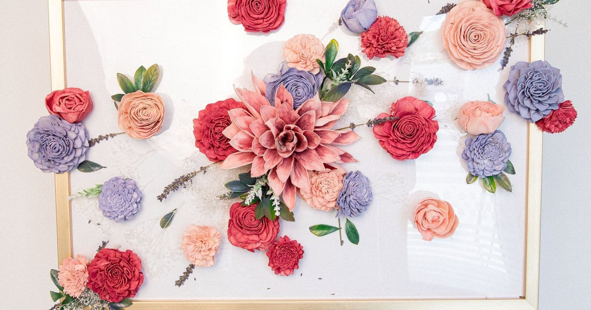DIY Frame Flower Art – Sola-Flowers