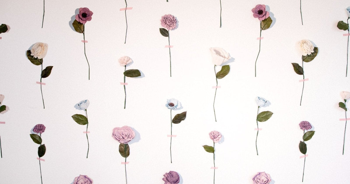 DIY Single Flower Wall – Sola Wood Flowers