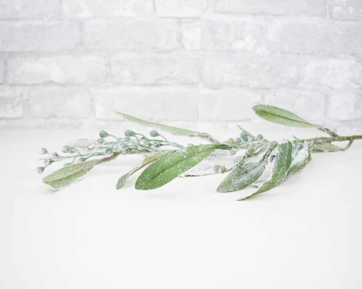 Faux Flocked Mimosa Spray – Sola-Flowers