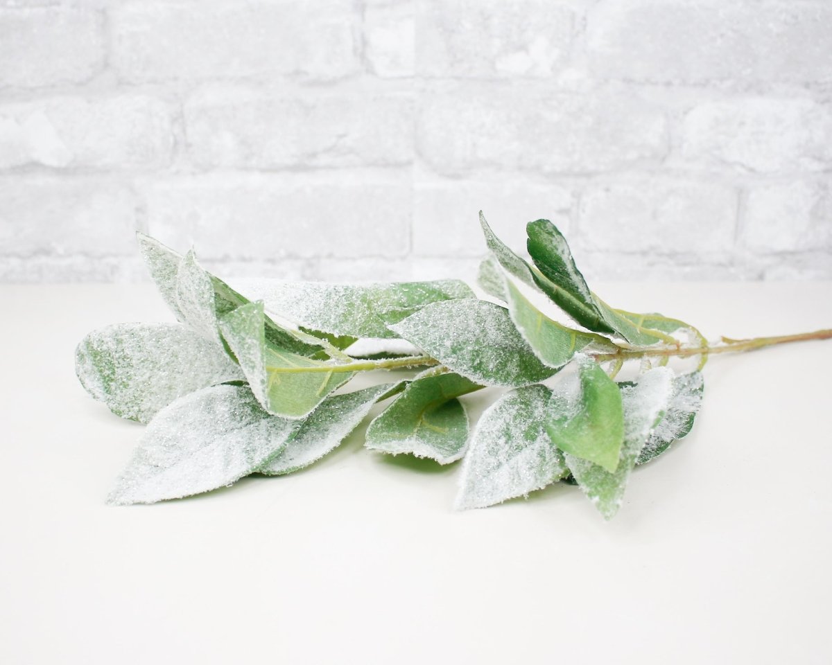 Glitter Flocked Croton Spray – Sola-Flowers