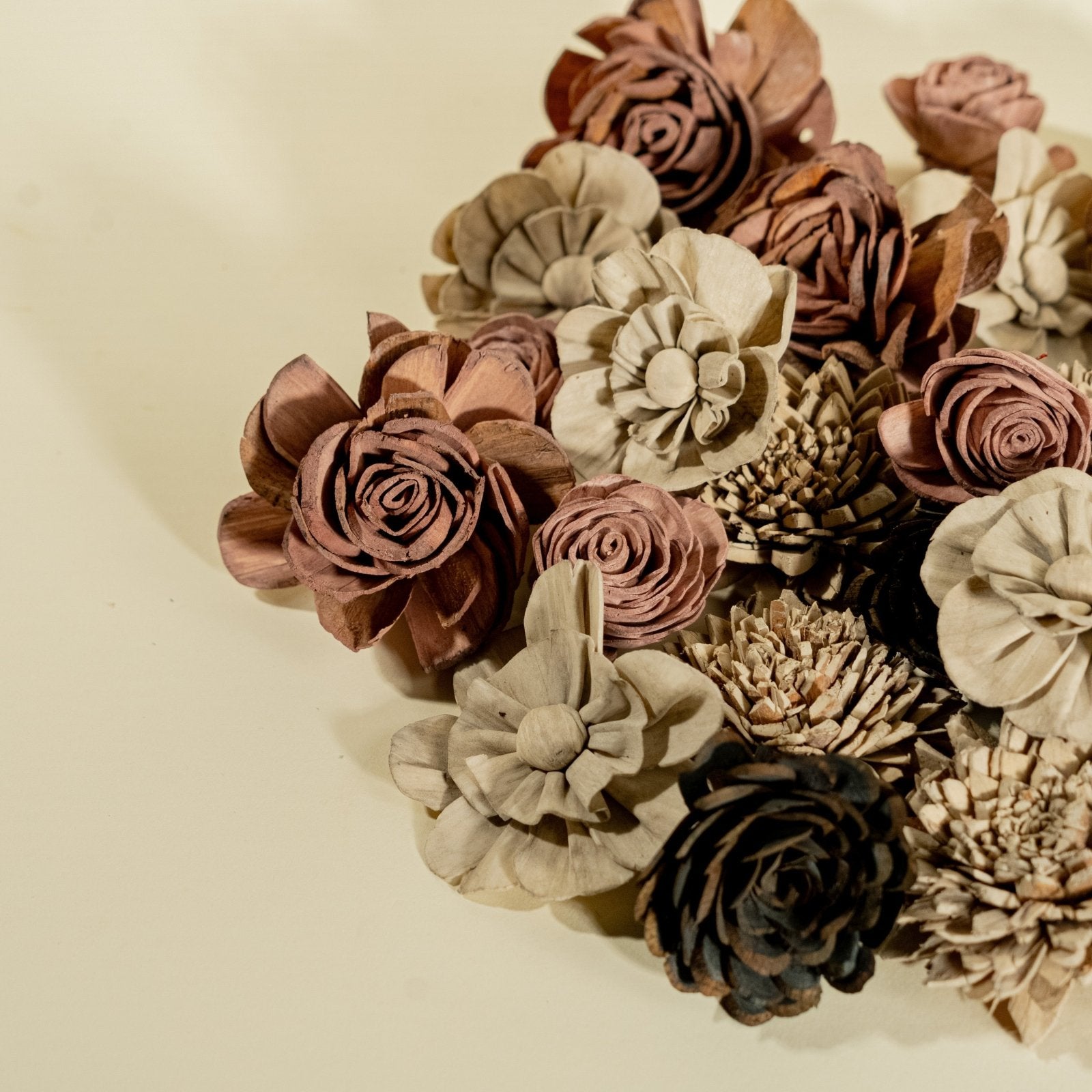 Gun Metal Sally Assortment – Sola Wood Flowers