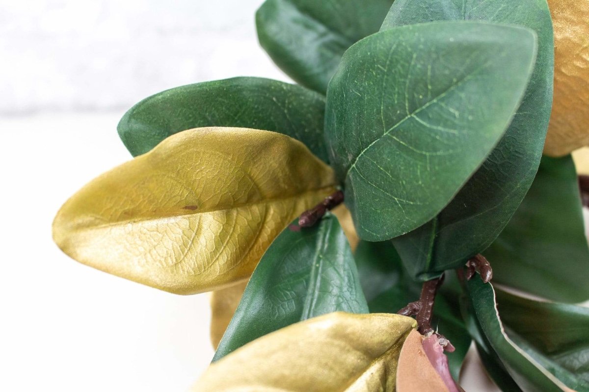 Magnolia Leaf Spray - Gold – Sola-Flowers