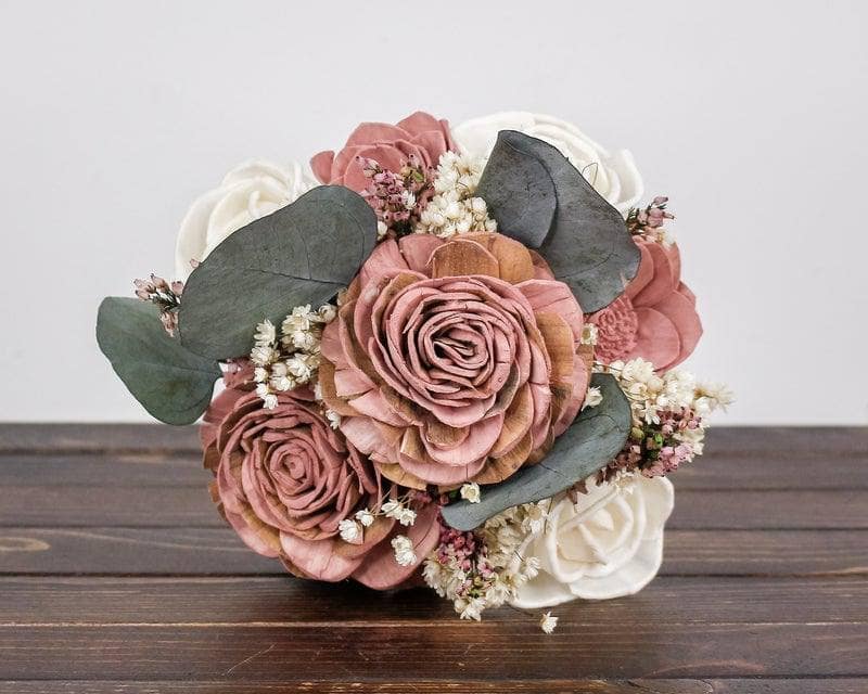 Mini Posy Finished Bouquet (Multiple Color Options) – Sola Wood Flowers