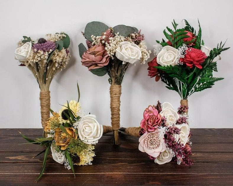 Mini Posy Finished Bouquet (Multiple Color Options) – Sola-Flowers