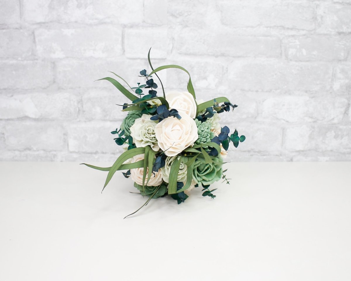 Olive Branch Mini Bouquet – Sola Wood Flowers