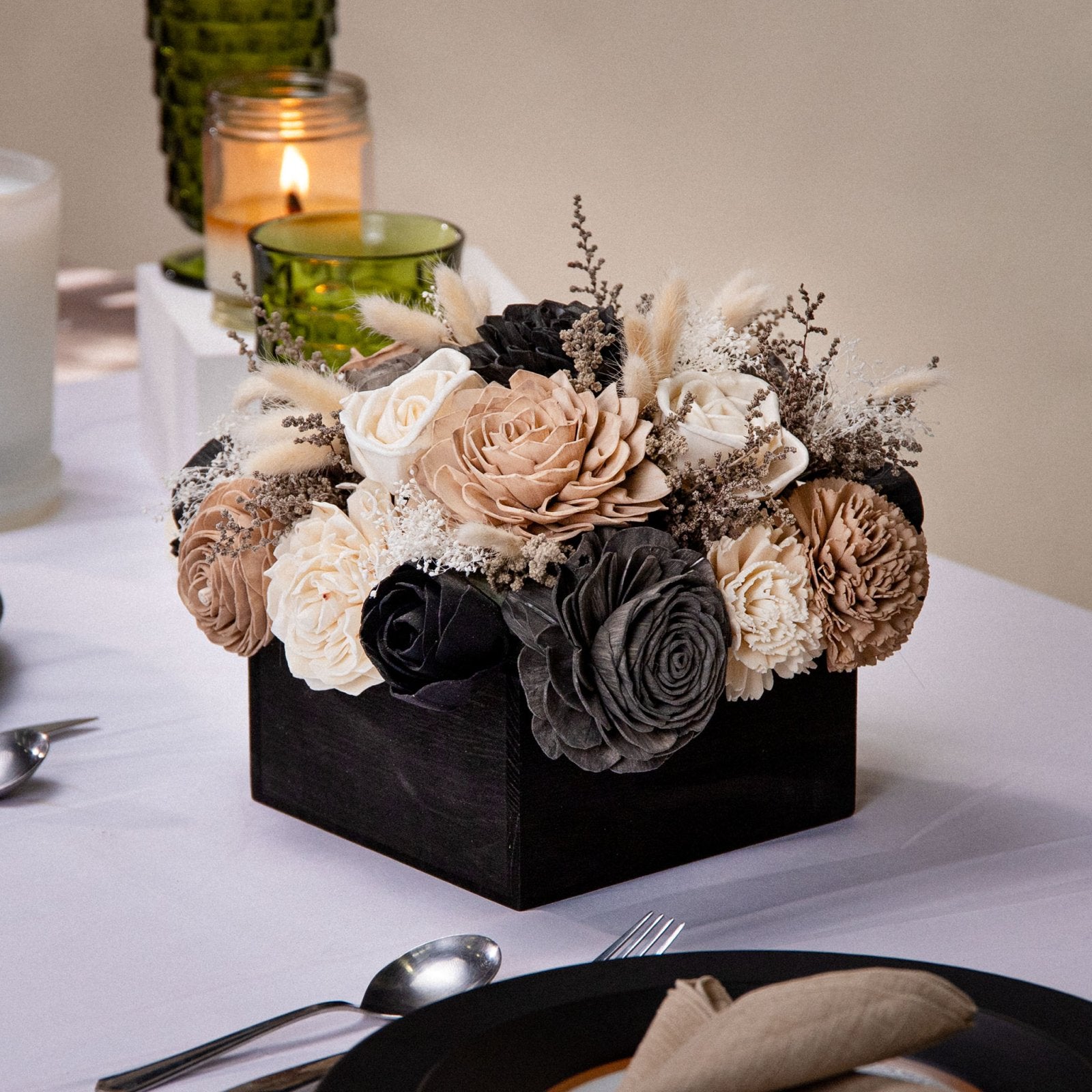 Retro Modern Wedding Centerpiece – Sola-Flowers