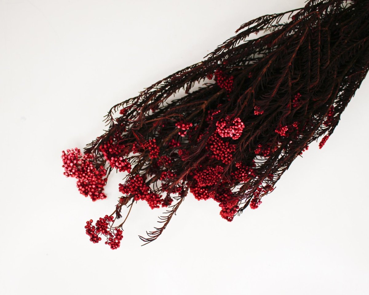 Rice Flower Bunch - Wild Berry – Sola Wood Flowers