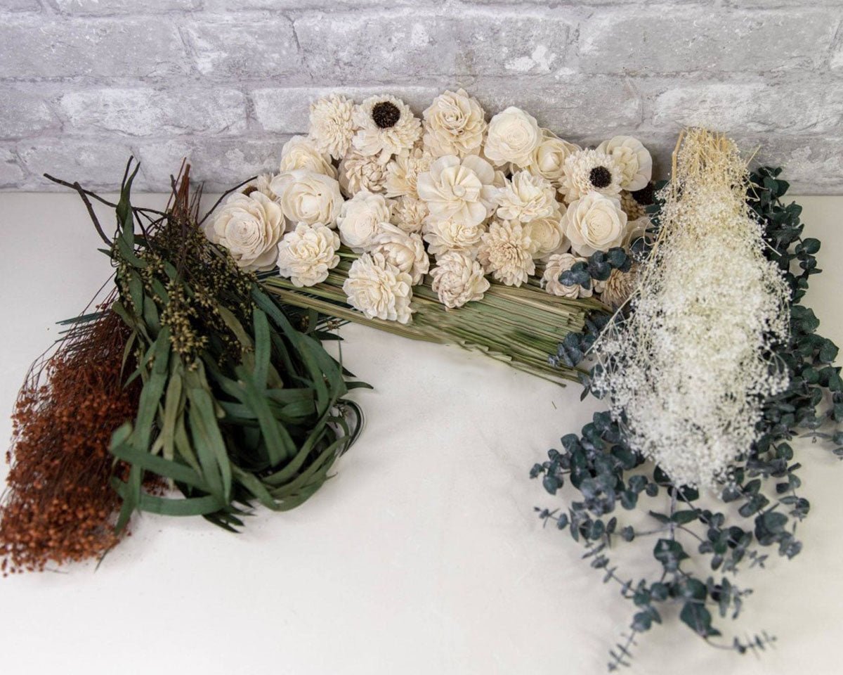 Rustic Chic Bridal Bouquet – Sola Wood Flowers