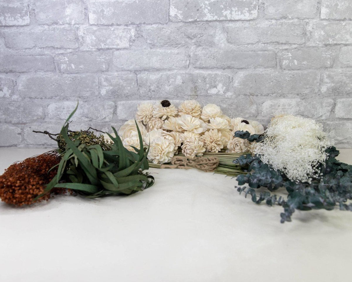 Rustic Chic Bridal Bouquet – Sola Wood Flowers