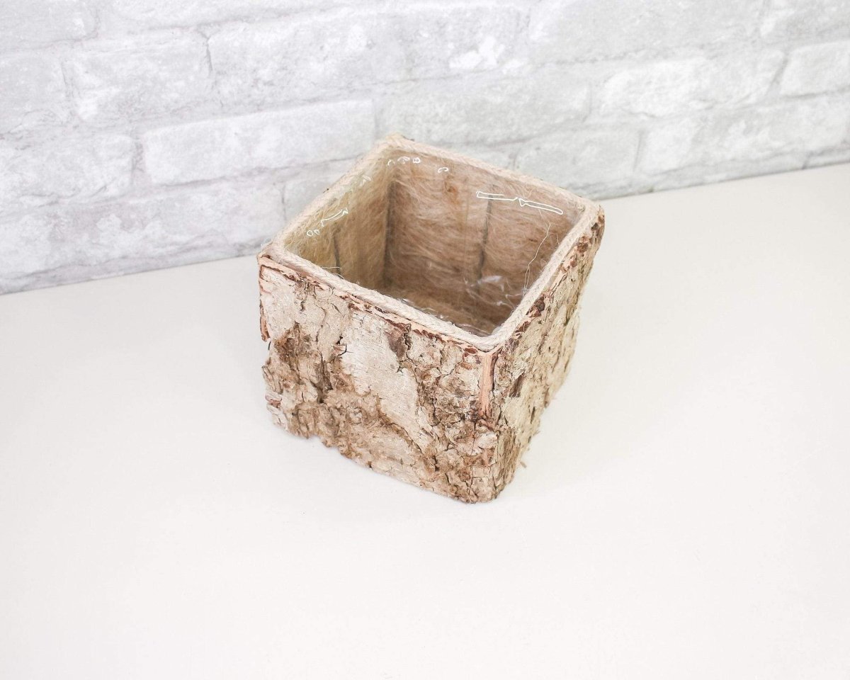 Square Birch Container – Sola Wood Flowers