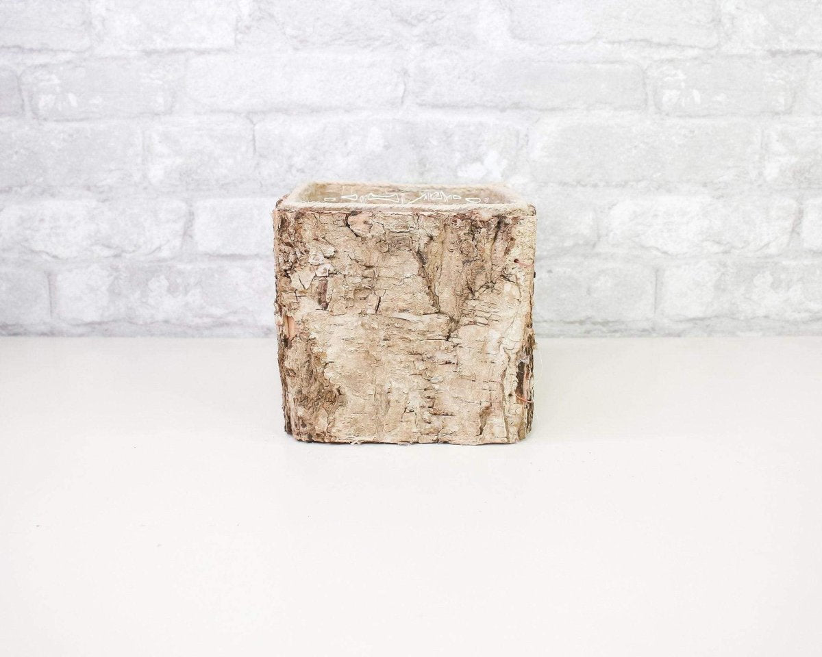 Square Birch Container – Sola Wood Flowers