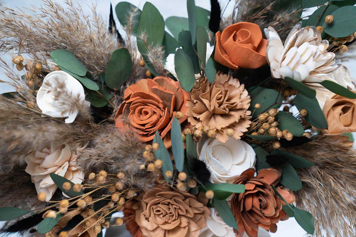 Sun Kissed Bridal Bouquet* – Sola Wood Flowers