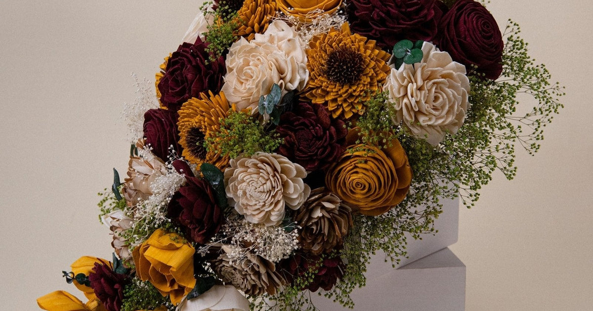Sunflower Daze Cascade Bouquet – Sola-Flowers