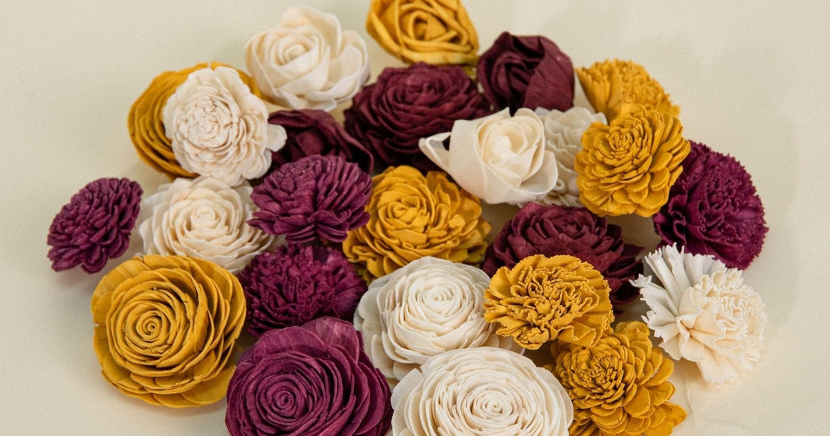 Sunflower Daze Dyed Assortment 25 Pack - No Bark – Sola Wood Flowers
