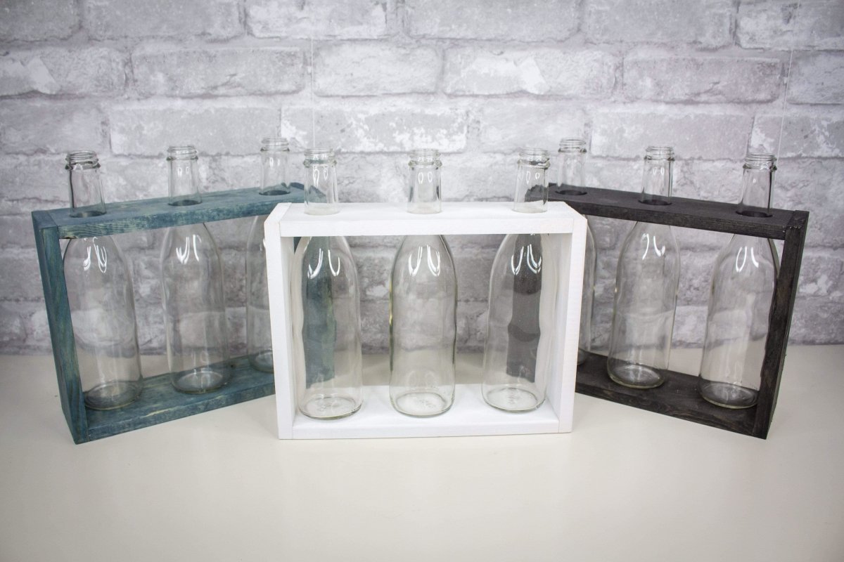 Three Bottle Vase – Sola Wood Flowers