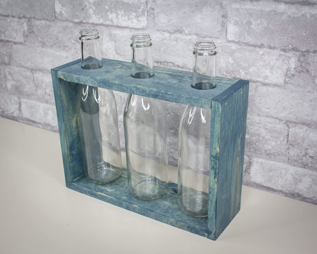Three Bottle Vase – Sola Wood Flowers