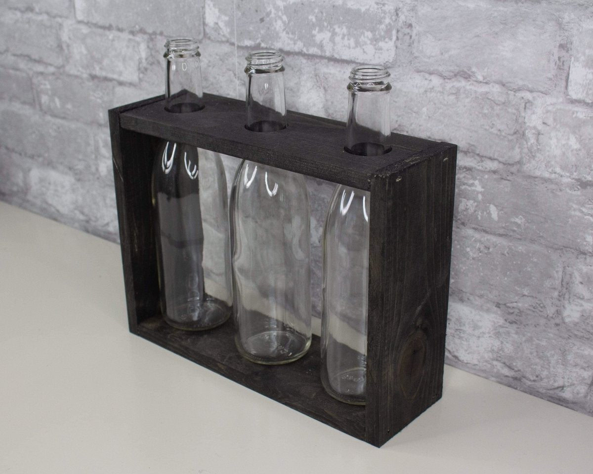 Three Bottle Vase – Sola Wood Flowers