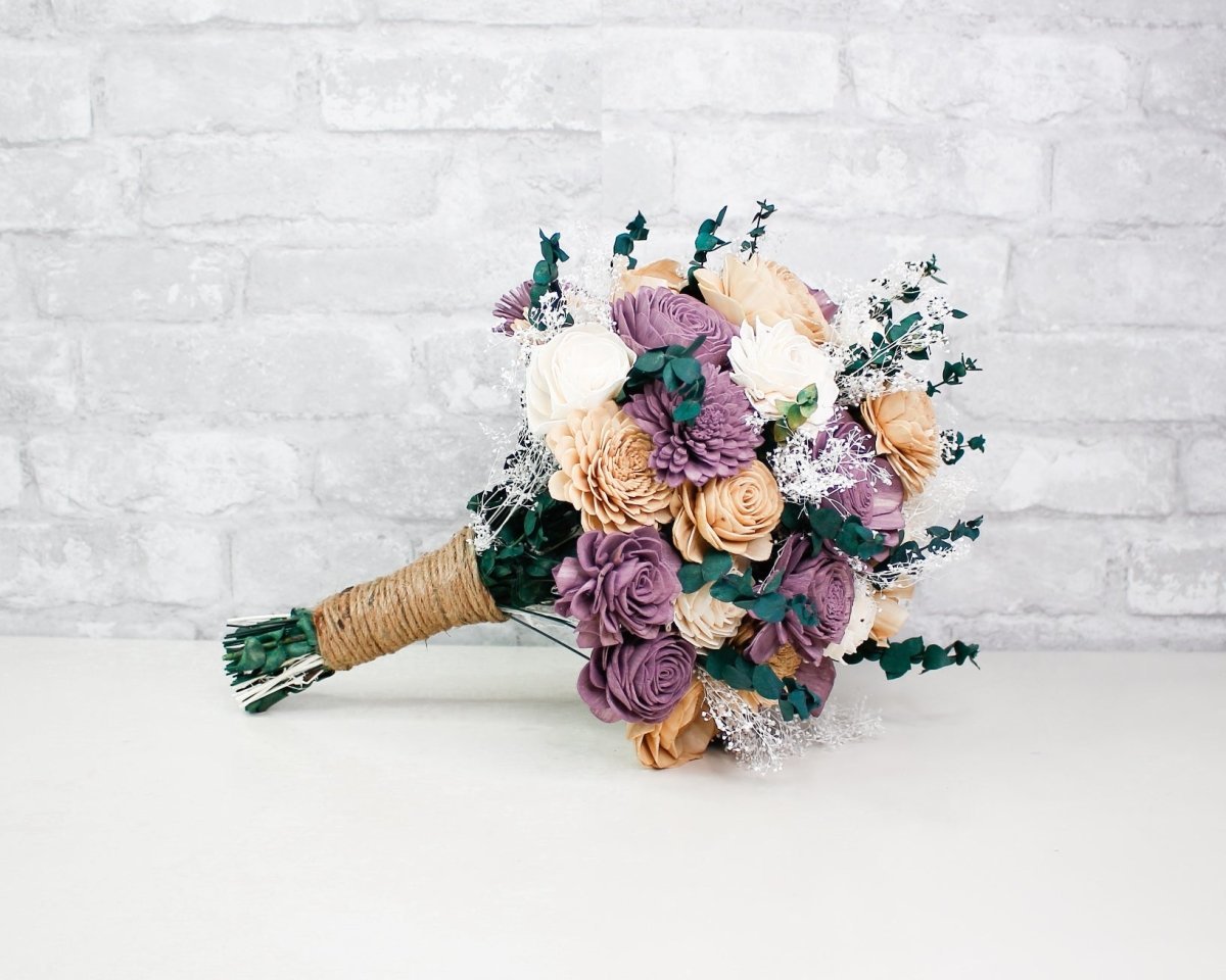 Tie The Knot Bridal Bouquet – Sola Wood Flowers
