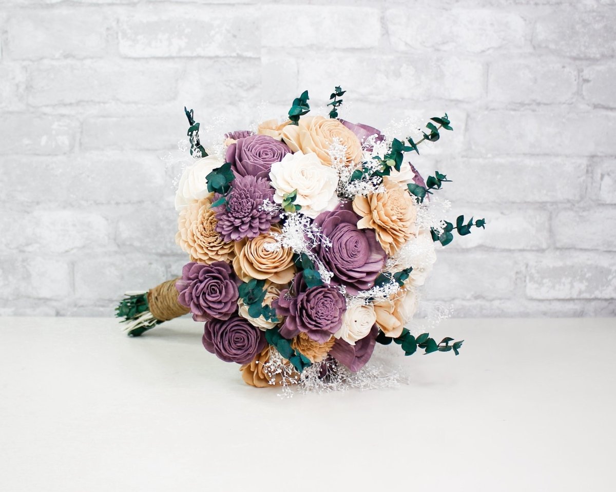 Tie The Knot Bridal Bouquet – Sola Wood Flowers