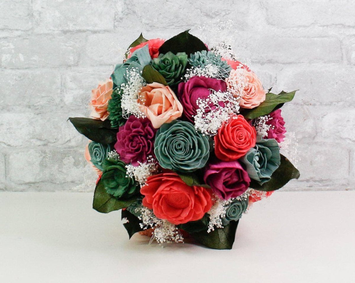 Vacay Vibes Bridal Bouquet – Sola Wood Flowers