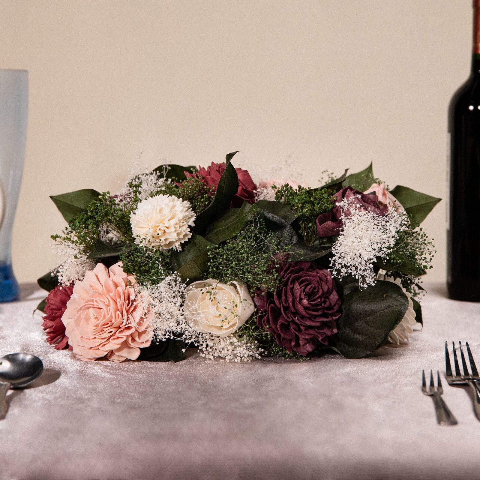 Sola Flower Ball Centerpiece White Silver Gold Floral Centerpiece
